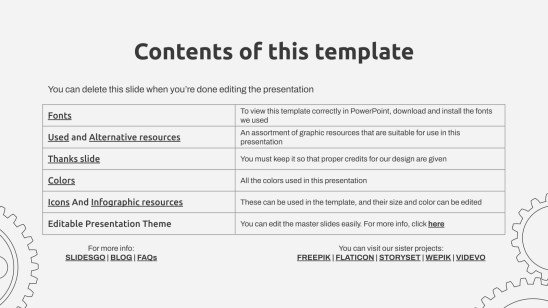 Gear Aesthetic Business Plan Presentation