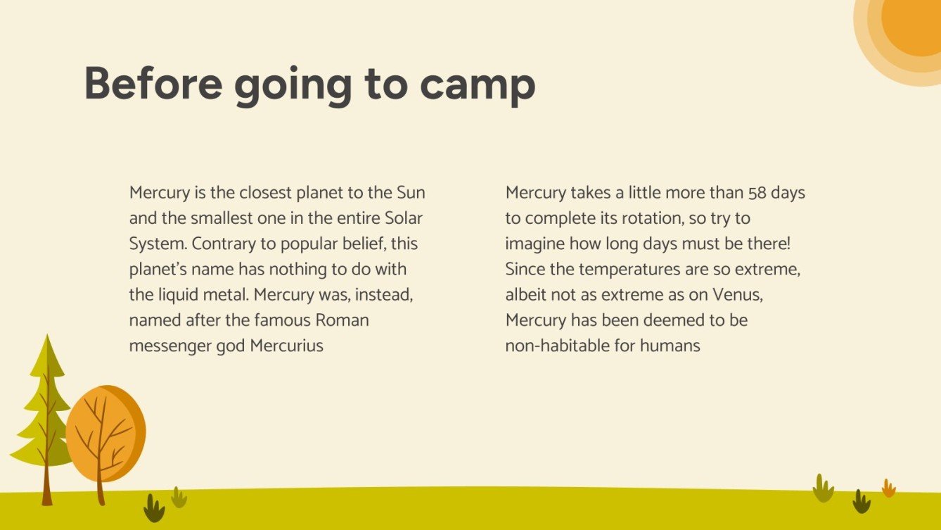 Summer Camp Magic for Kids Presentation