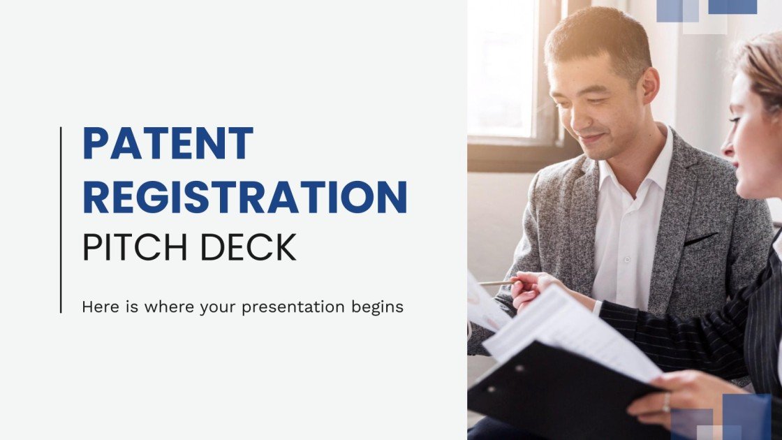 Patent Registration Pitch Deck Presentation