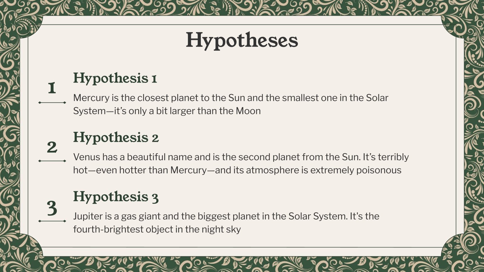 9th Century Thesis Defense Presentation