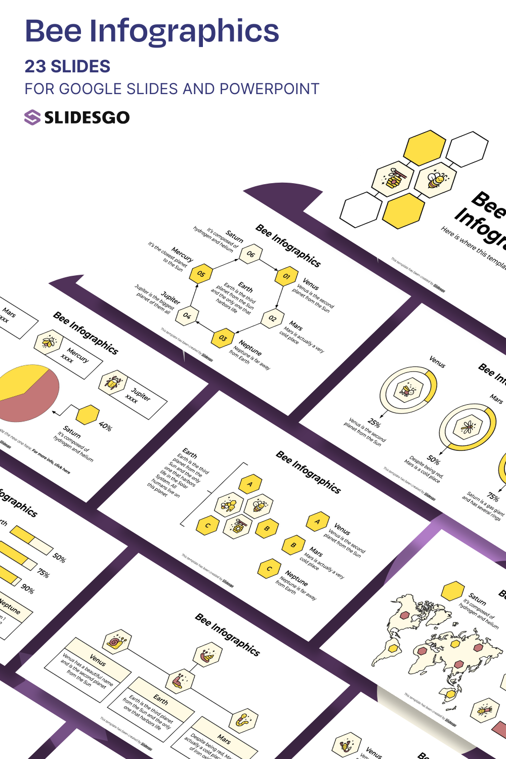 Bee Infographics Template