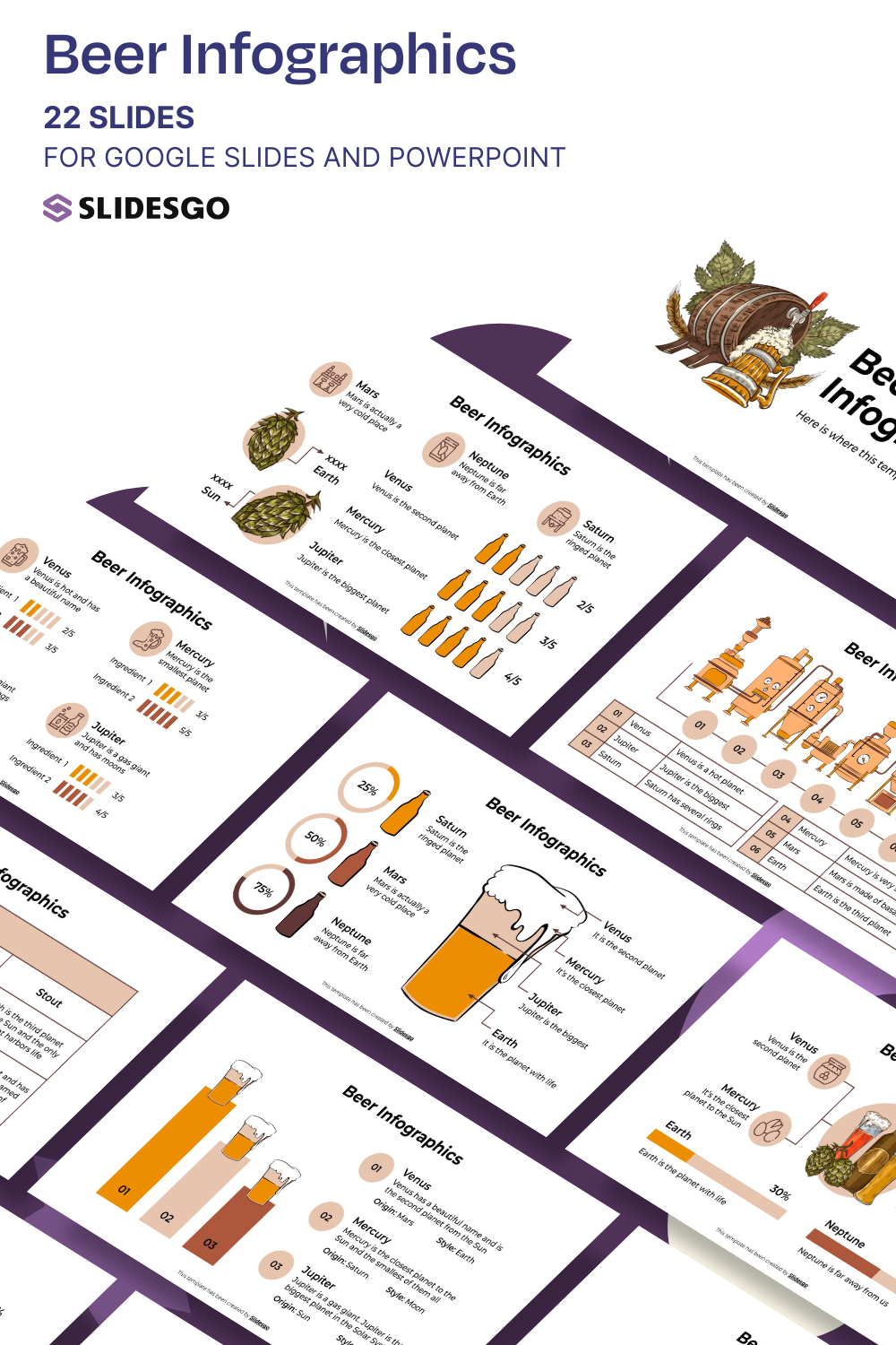 Beer Infographics Template