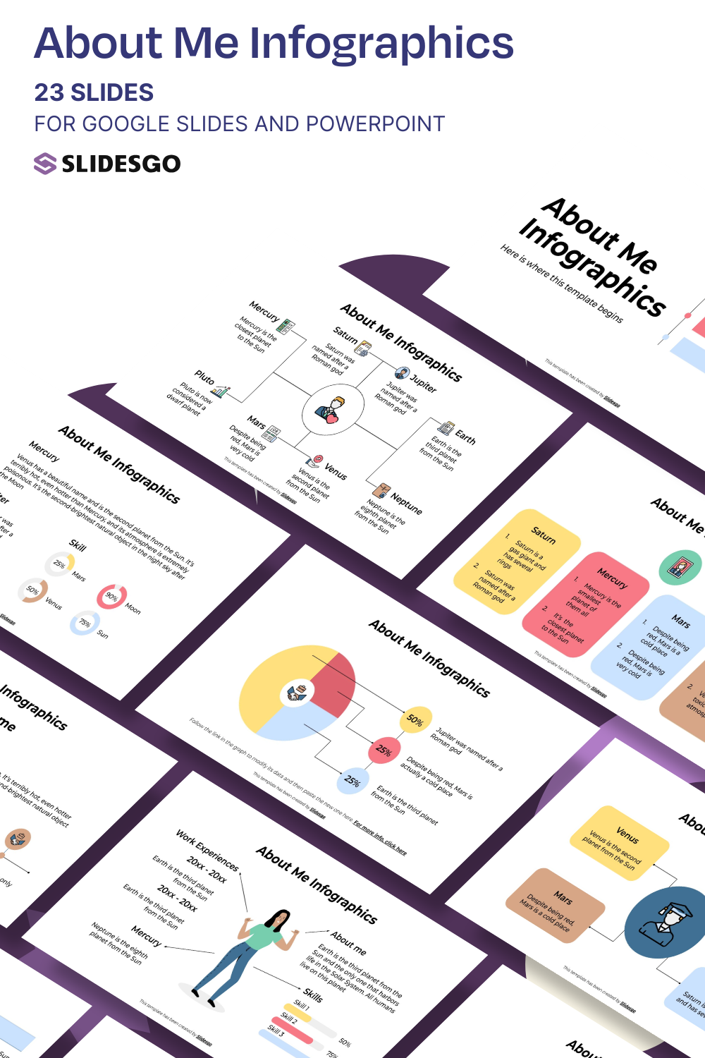 About Me Infographics Template