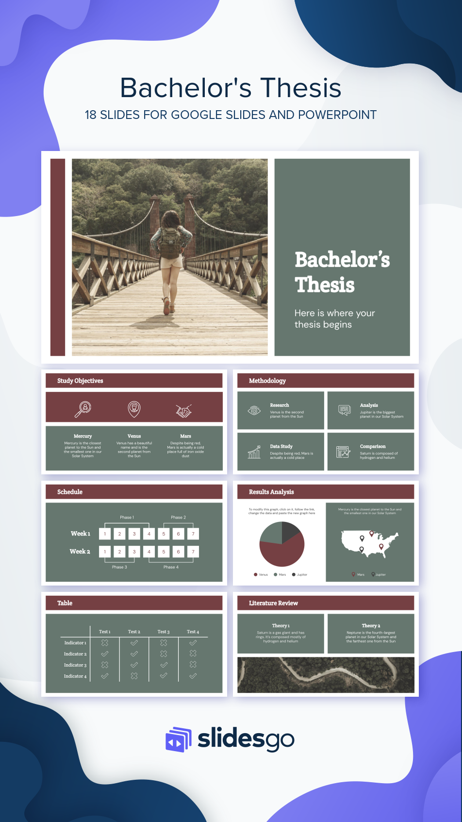 Bachelor's Thesis Google Slides Theme and PowerPoint Template