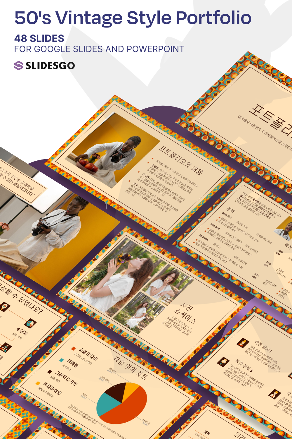 50's Vintage Style Portfolio Presentation