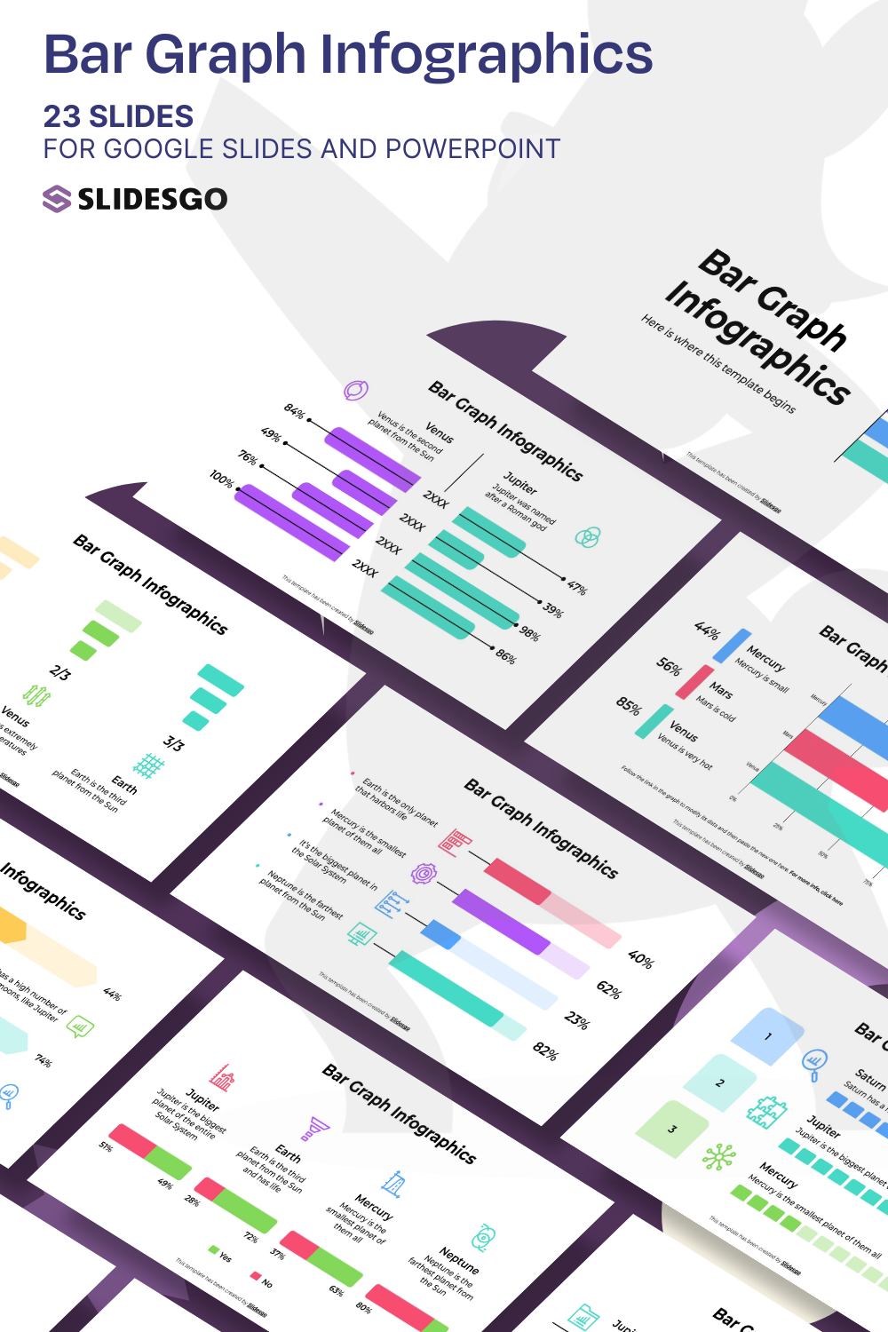 Bar Graph Infographics Template