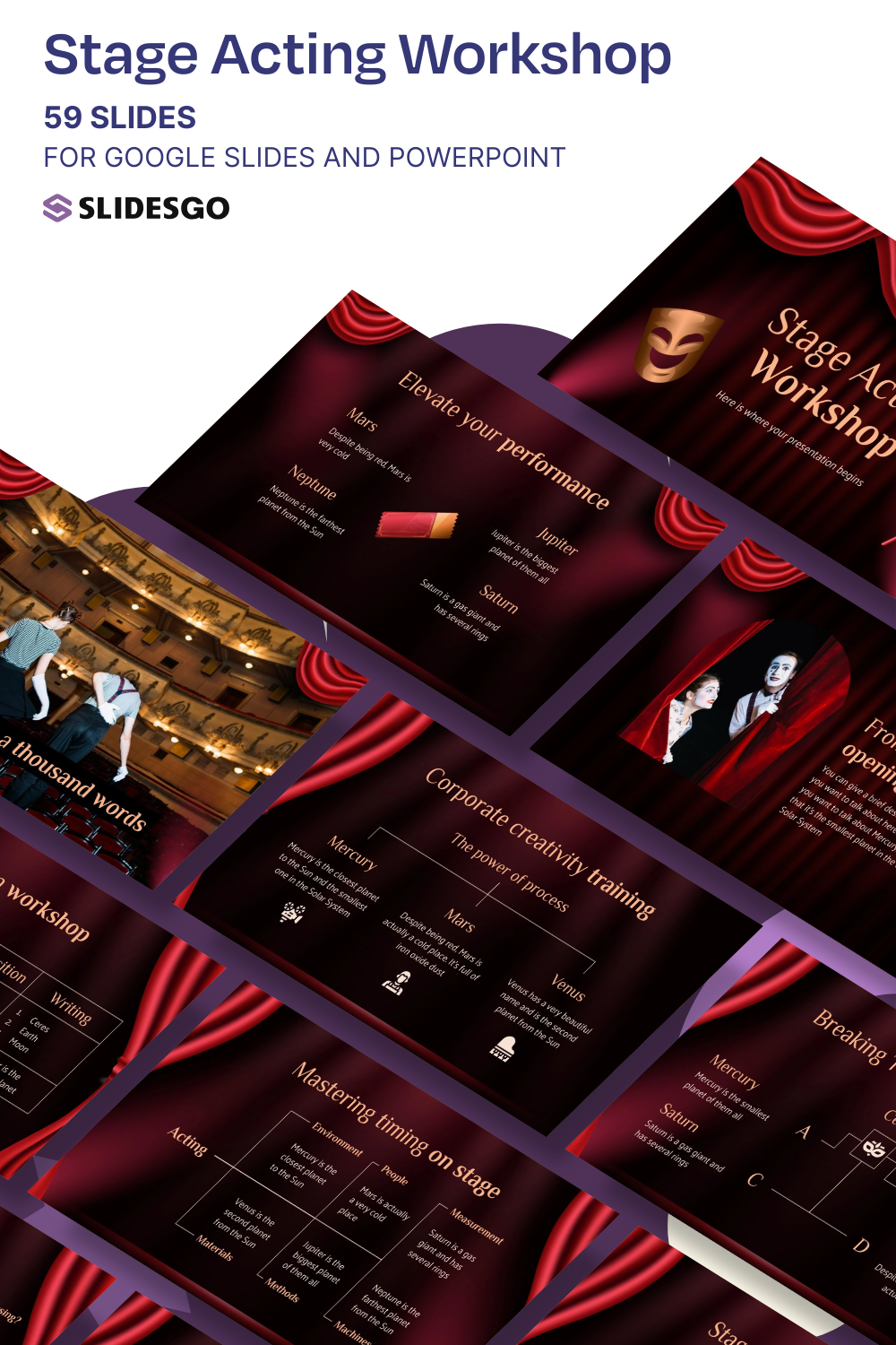 Stage Acting Workshop Presentation