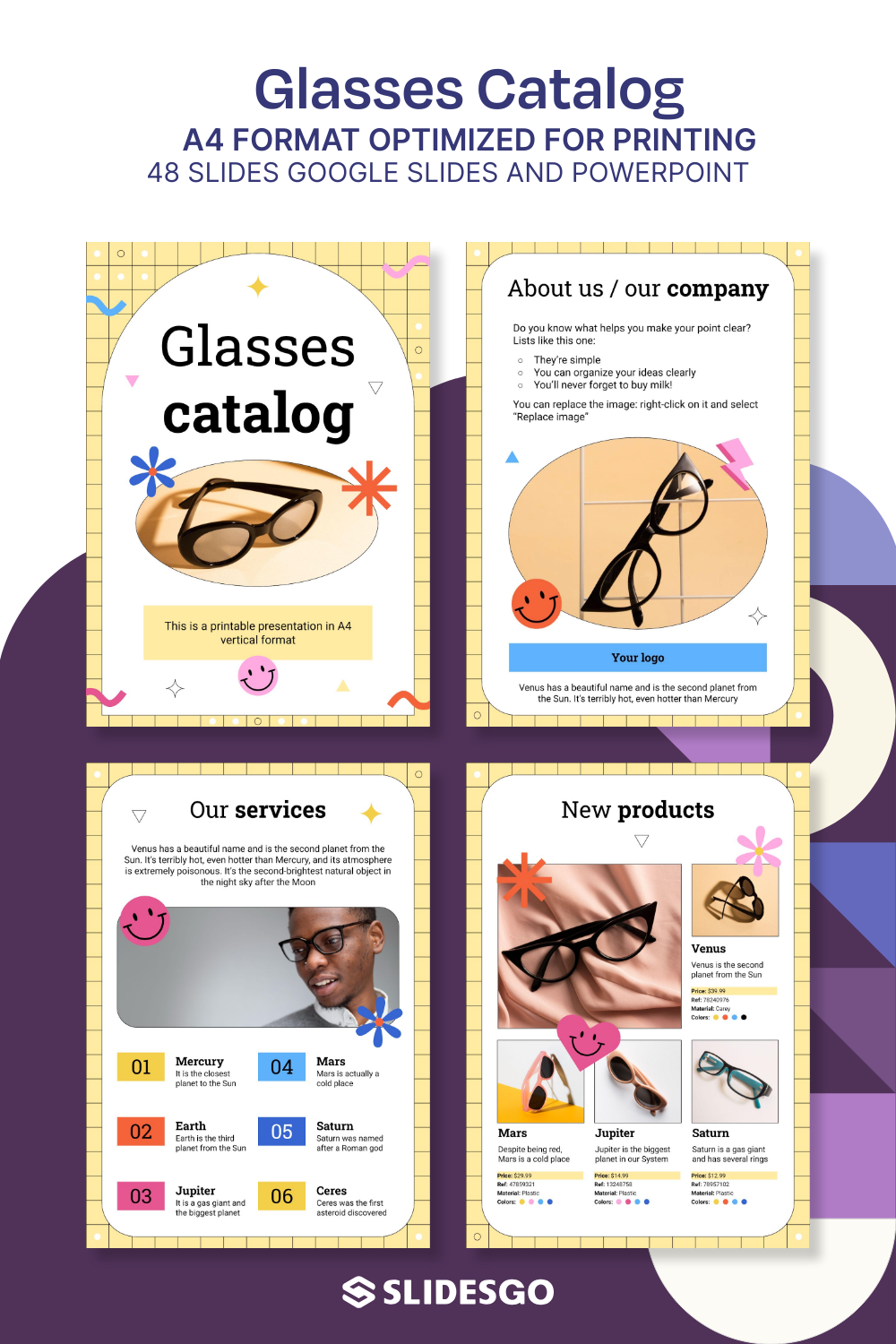 Glasses Catalog Presentation