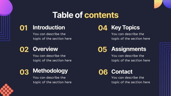 Design Inspiration for College Presentation