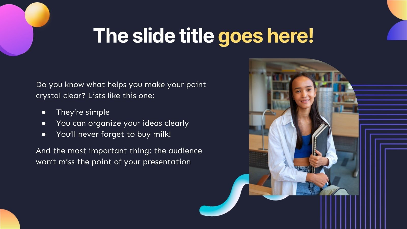 Design Inspiration for College Presentation