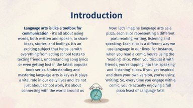 Grammar and Sentence Structure Refinement for High School Presentation