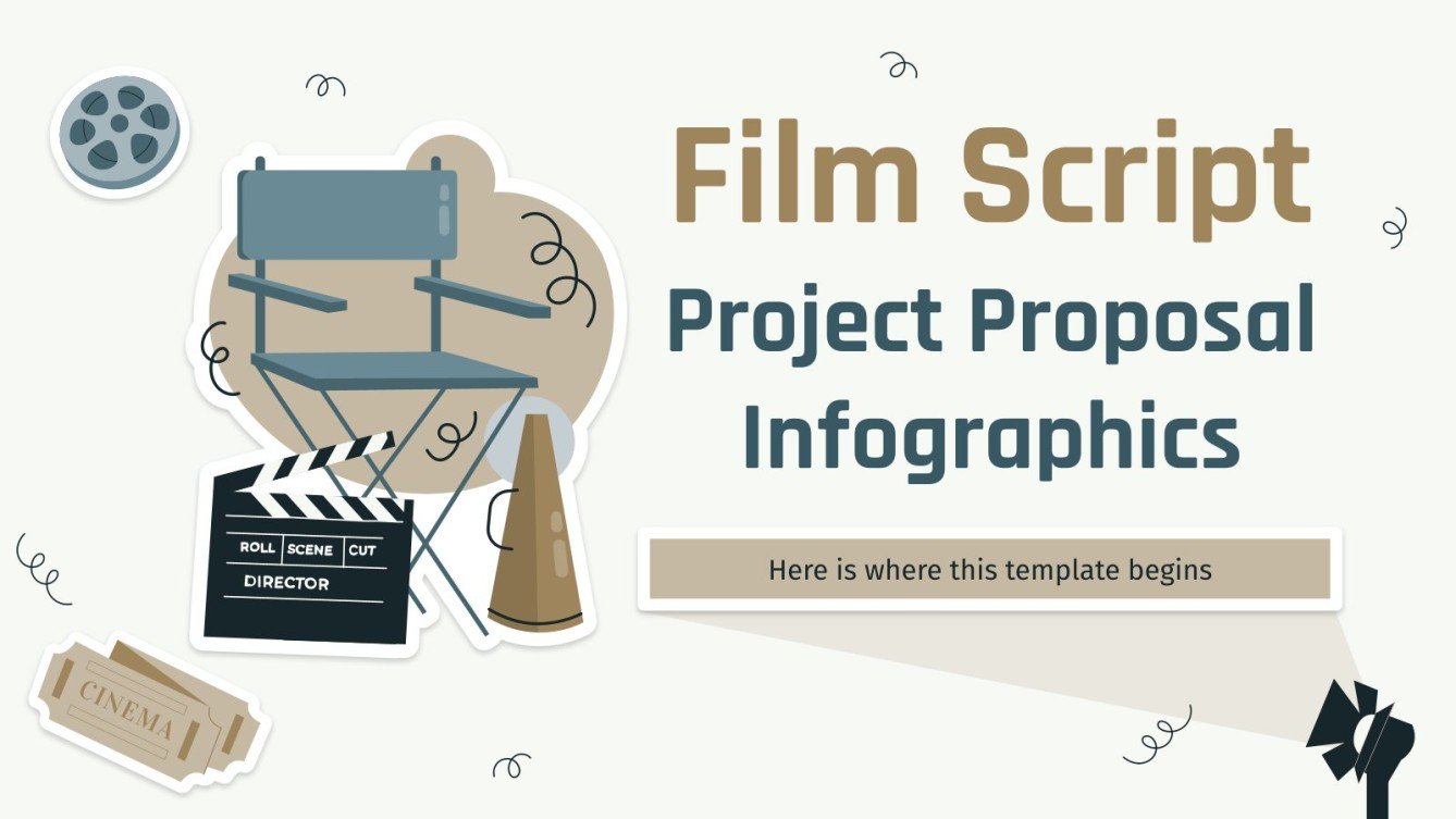 Film Script Project Proposal Infographics Presentation