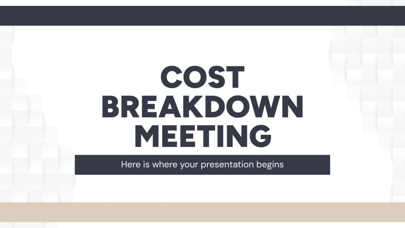 Cost Breakdown Meeting Presentation