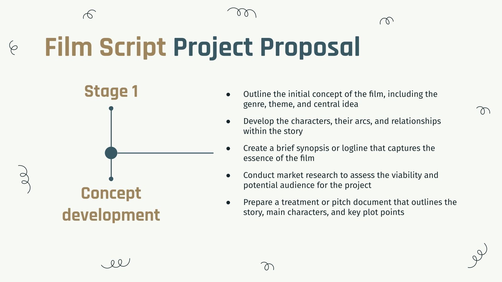 Film Script Project Proposal Infographics Presentation