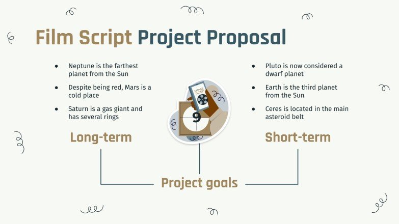 Film Script Project Proposal Infographics Presentation