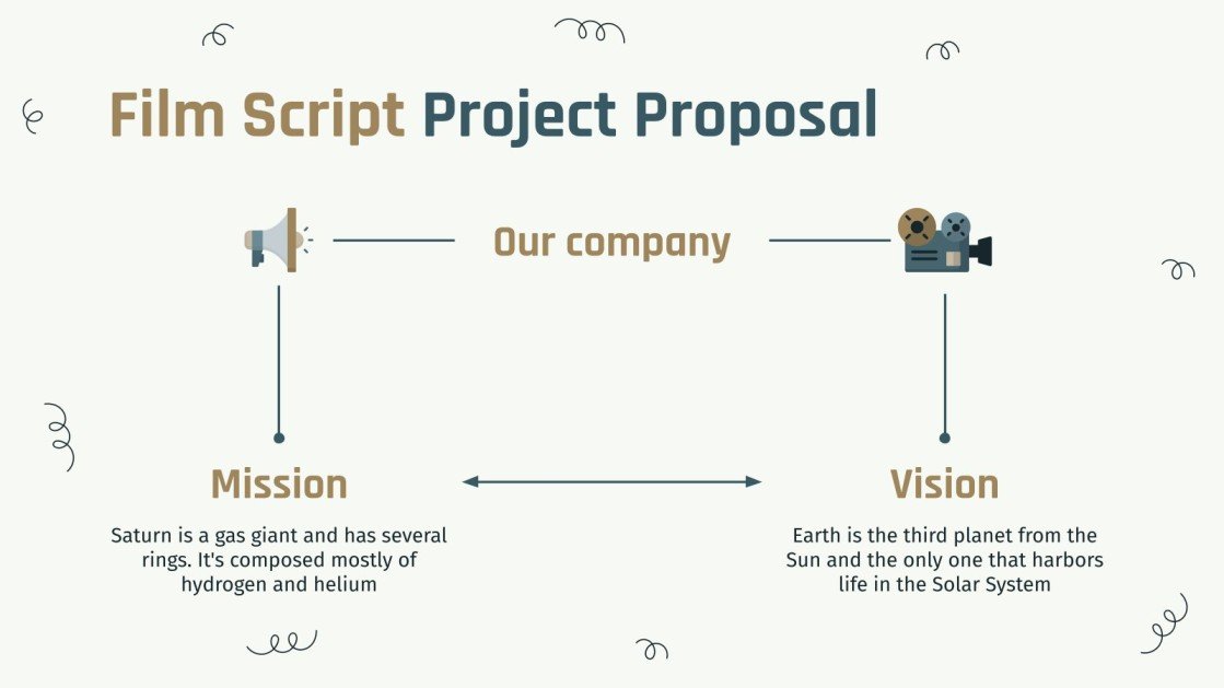 Film Script Project Proposal Infographics Presentation