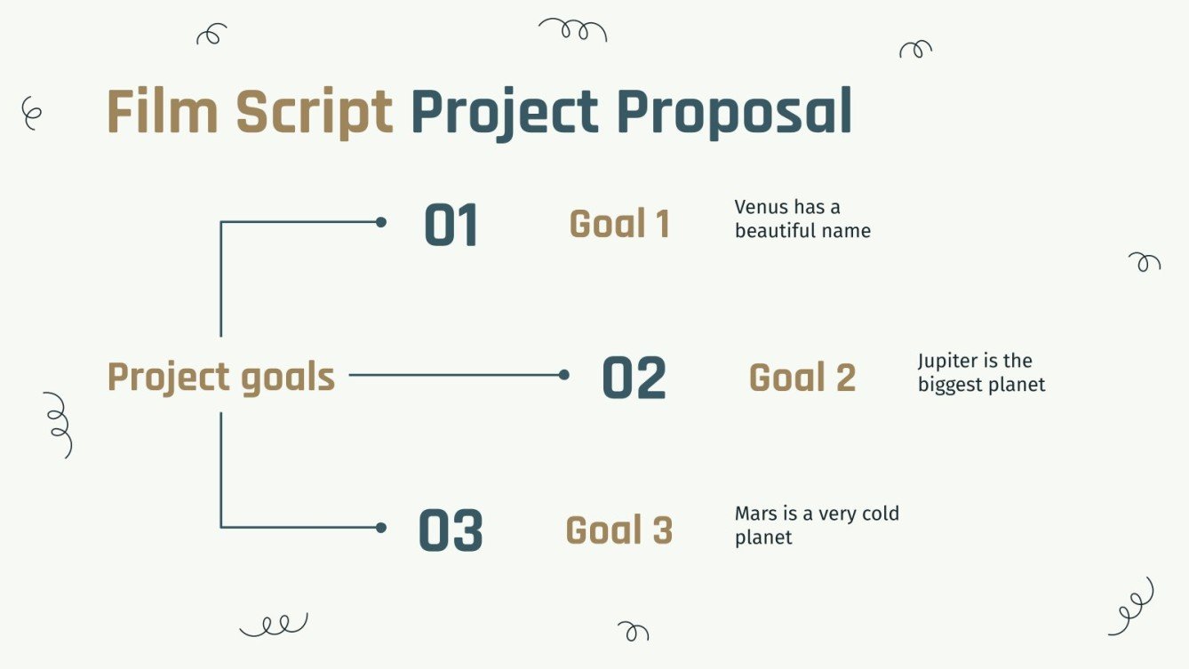 Film Script Project Proposal Infographics Presentation