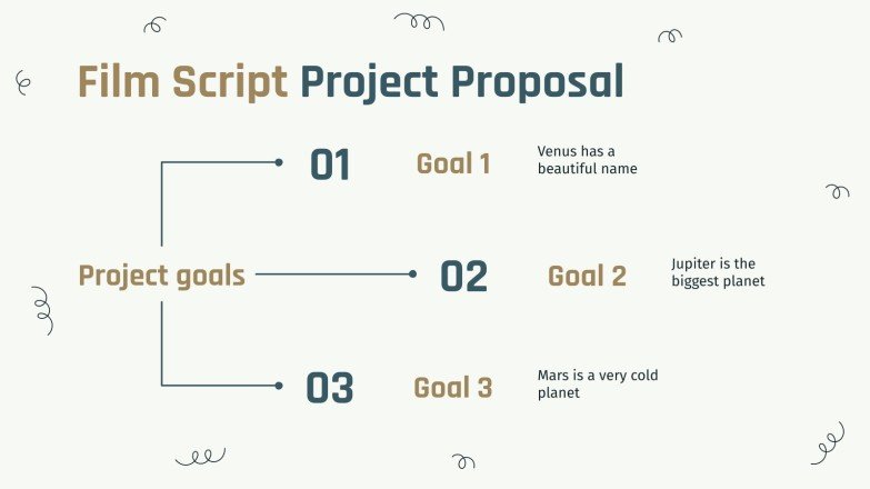 Film Script Project Proposal Infographics Presentation