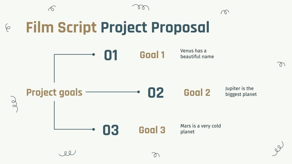 Film Script Project Proposal Infographics Presentation