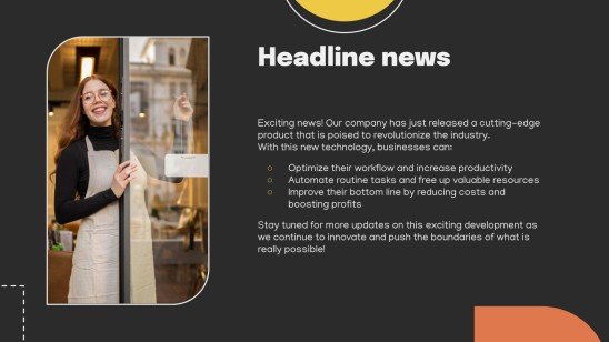 Entrepreneurs Newsletter Presentation