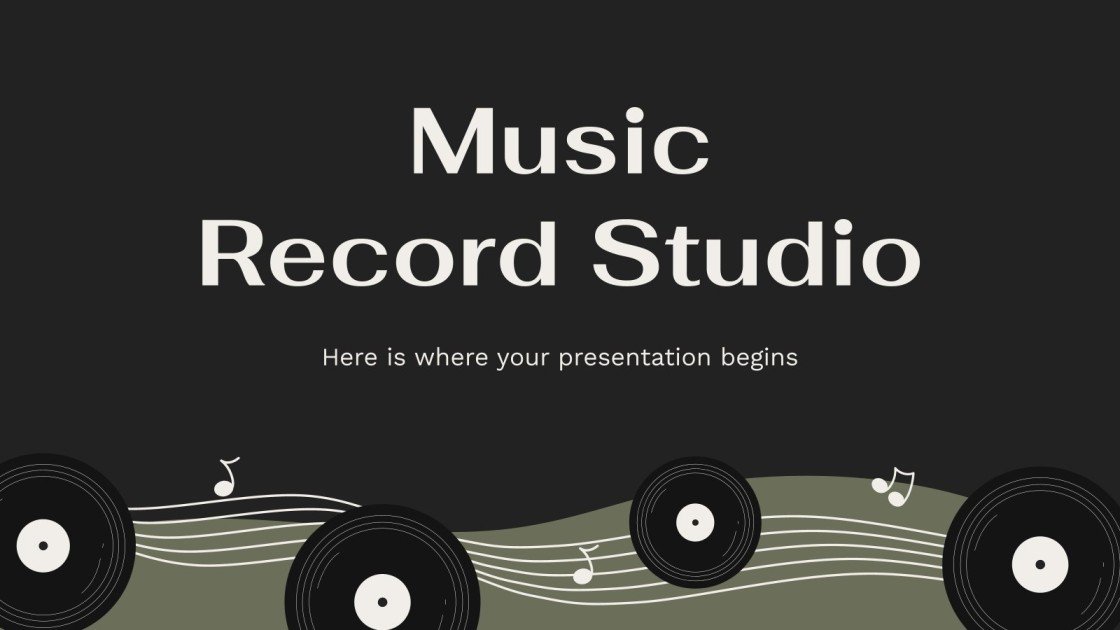 Music Record Studio Presentation