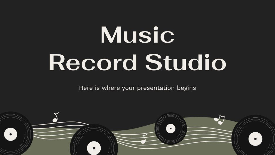 Music Record Studio Presentation