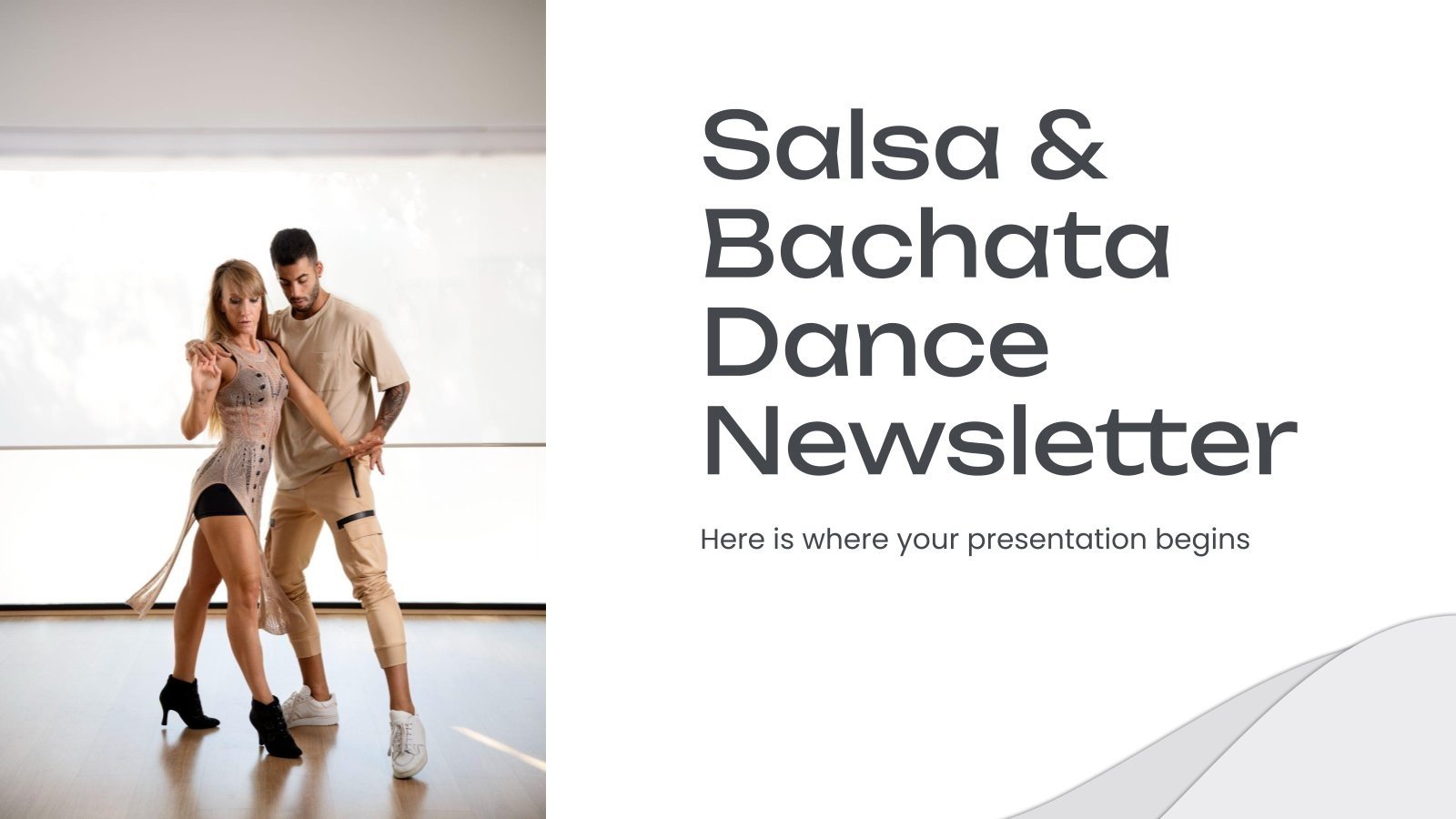 Salsa and Bachata Dance Newsletter Presentation