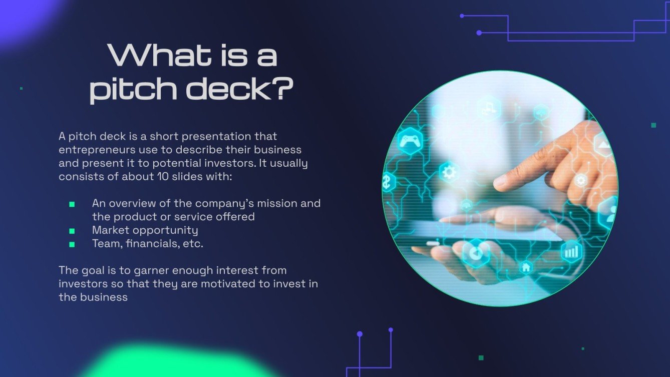 AI Chatbot App Pitch Deck Presentation