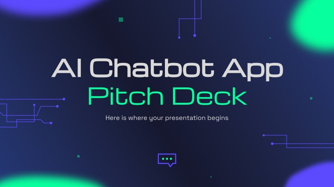 AI App Pitch Deck | Google Slides & PowerPoint template