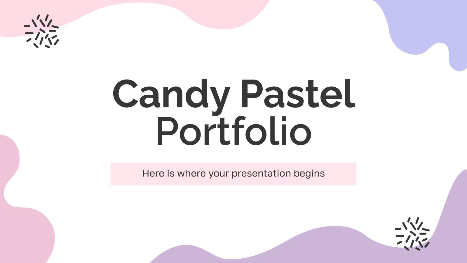 Candy Pastel Portfolio Presentation
