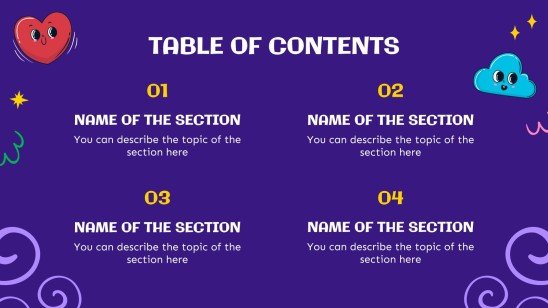 Elements Funny Characters Presentation