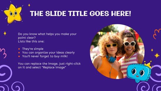 Elements Funny Characters Presentation