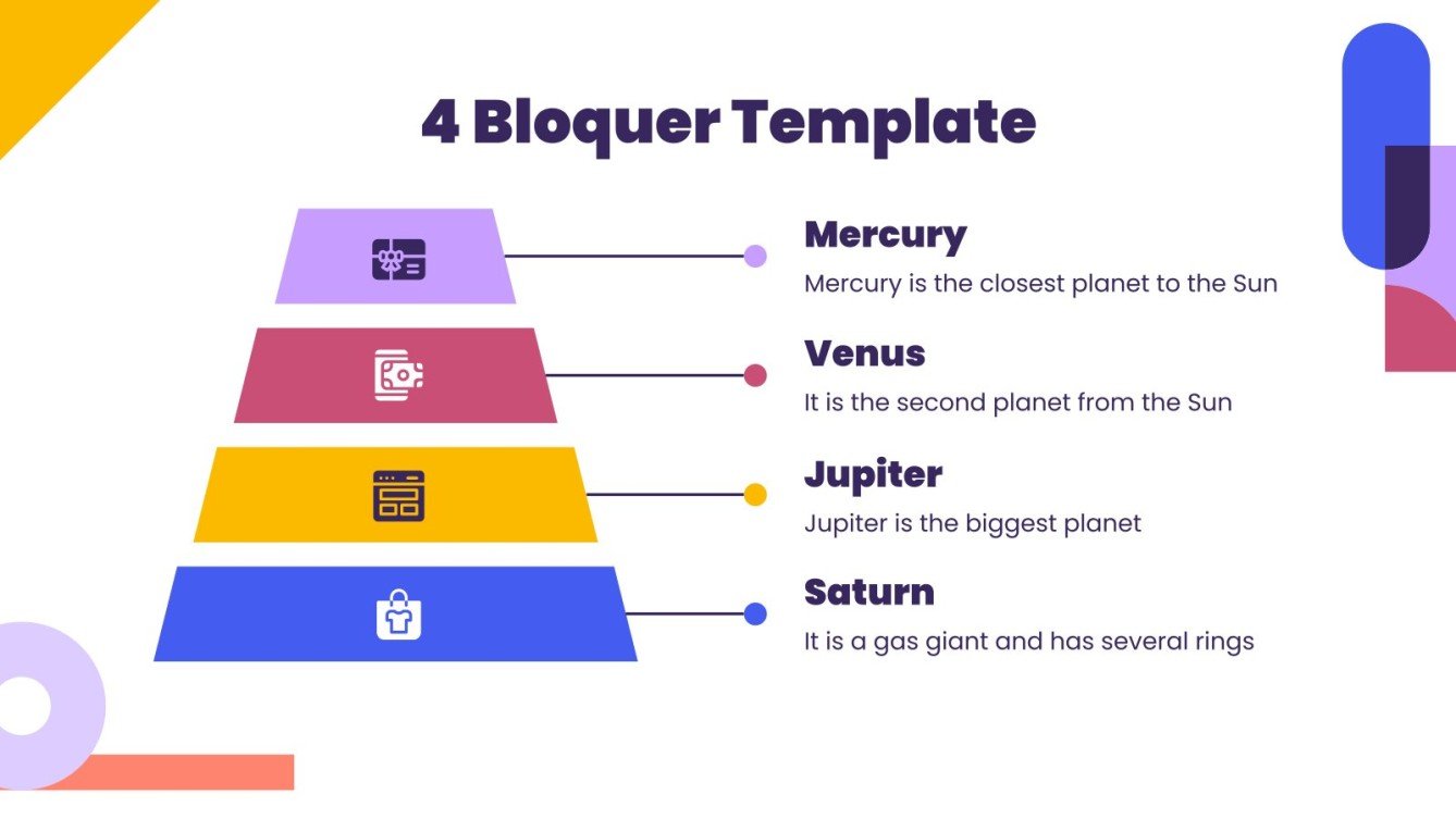 4 Blocker Template for Marketing Presentation
