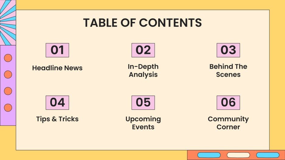 Trendy and Eye-Catching Newsletter Presentation