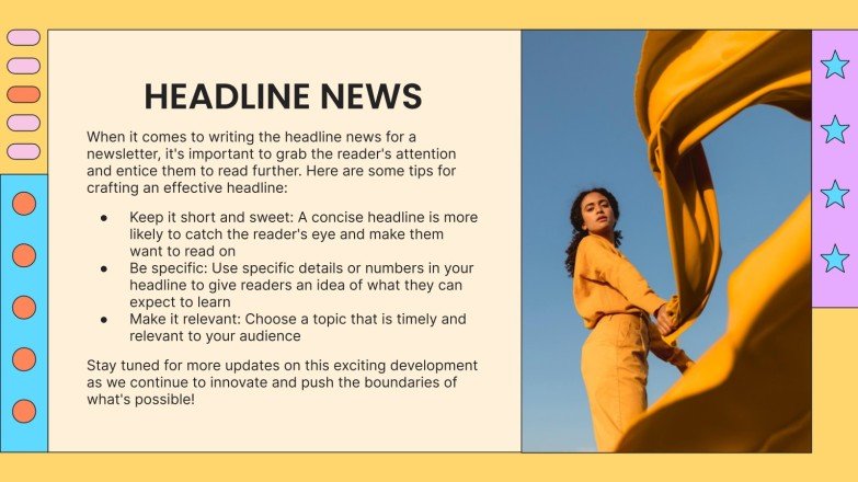 Trendy and Eye-Catching Newsletter Presentation