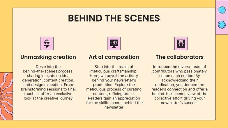 Trendy and Eye-Catching Newsletter Presentation