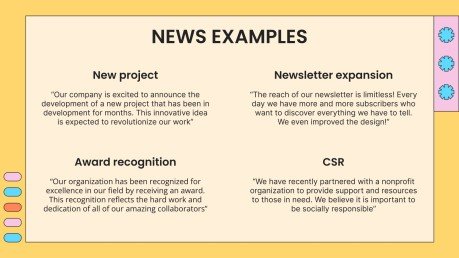 Trendy and Eye-Catching Newsletter Presentation