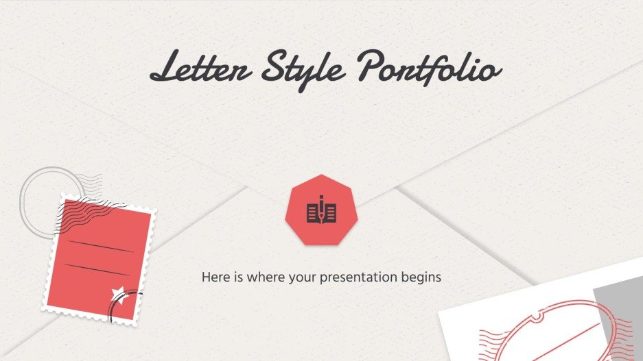 Letter Style Portfolio Presentation
