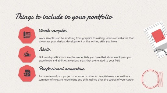 Letter Style Portfolio Presentation