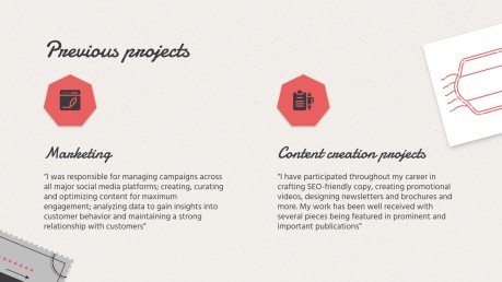 Letter Style Portfolio Presentation