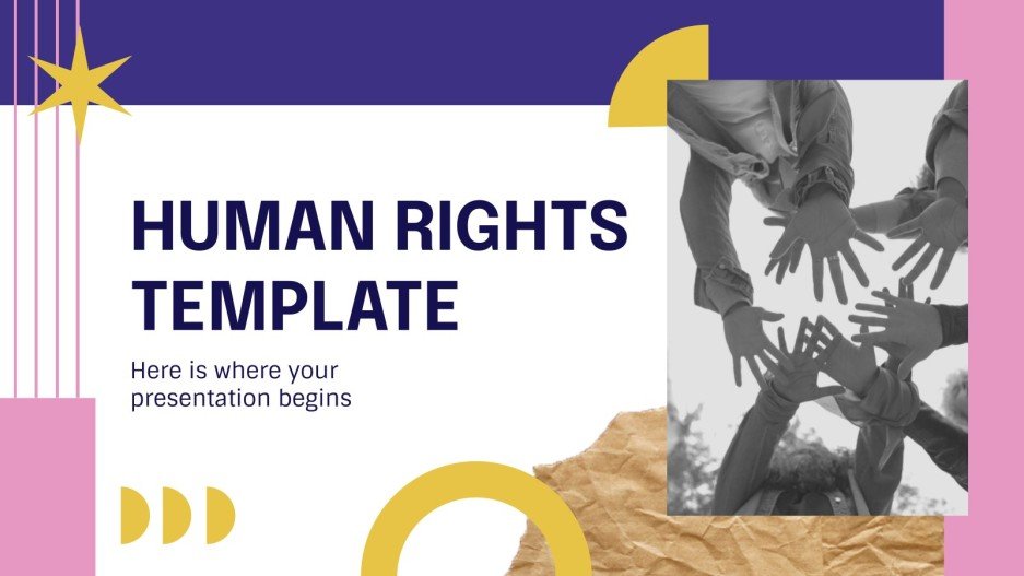 Presentación Plantilla de derechos humanos