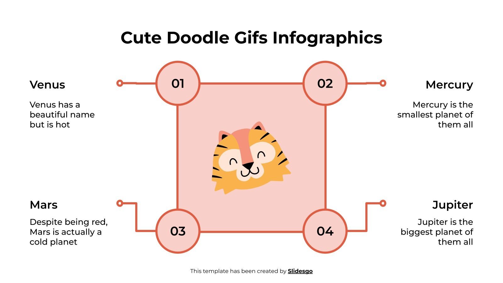 Cute Doodle Gifs Infographics Template