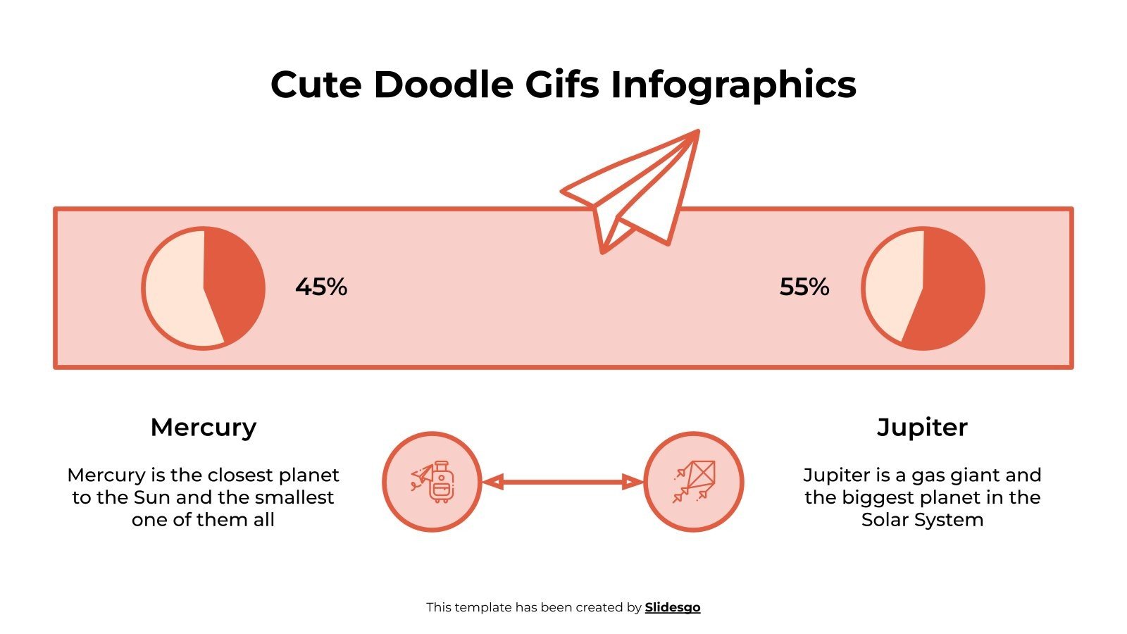 Cute Doodle Gifs Infographics Template