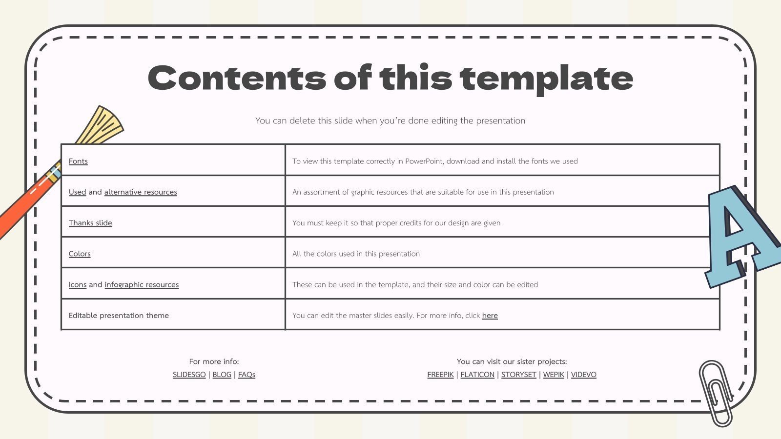 End of School Year Activities Presentation
