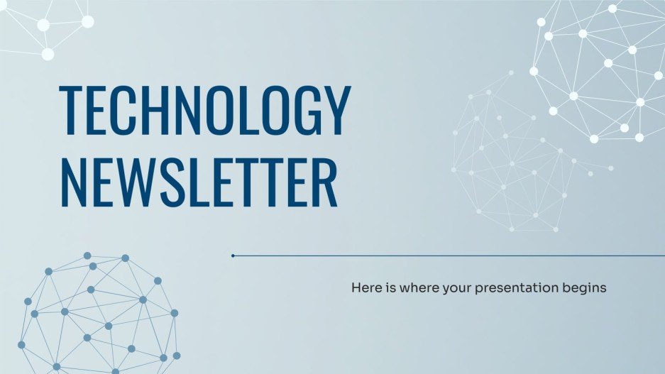 Technology Newsletter Presentation