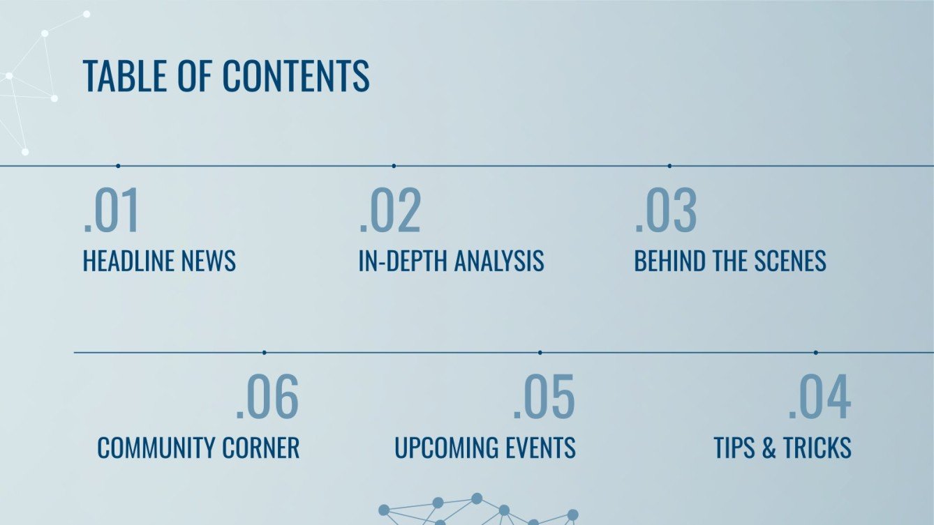 Technology Newsletter Presentation