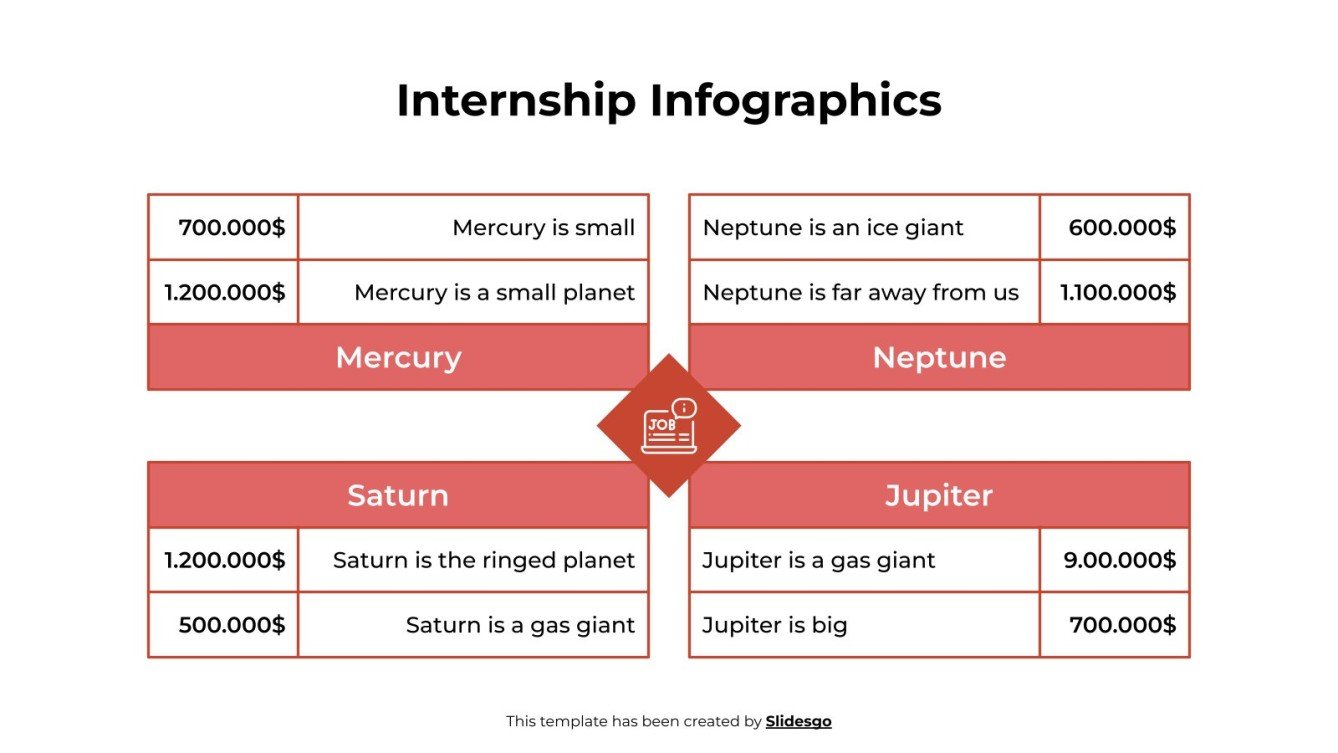 Internship Infographics Template