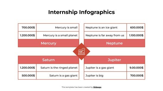 Internship Infographics Template
