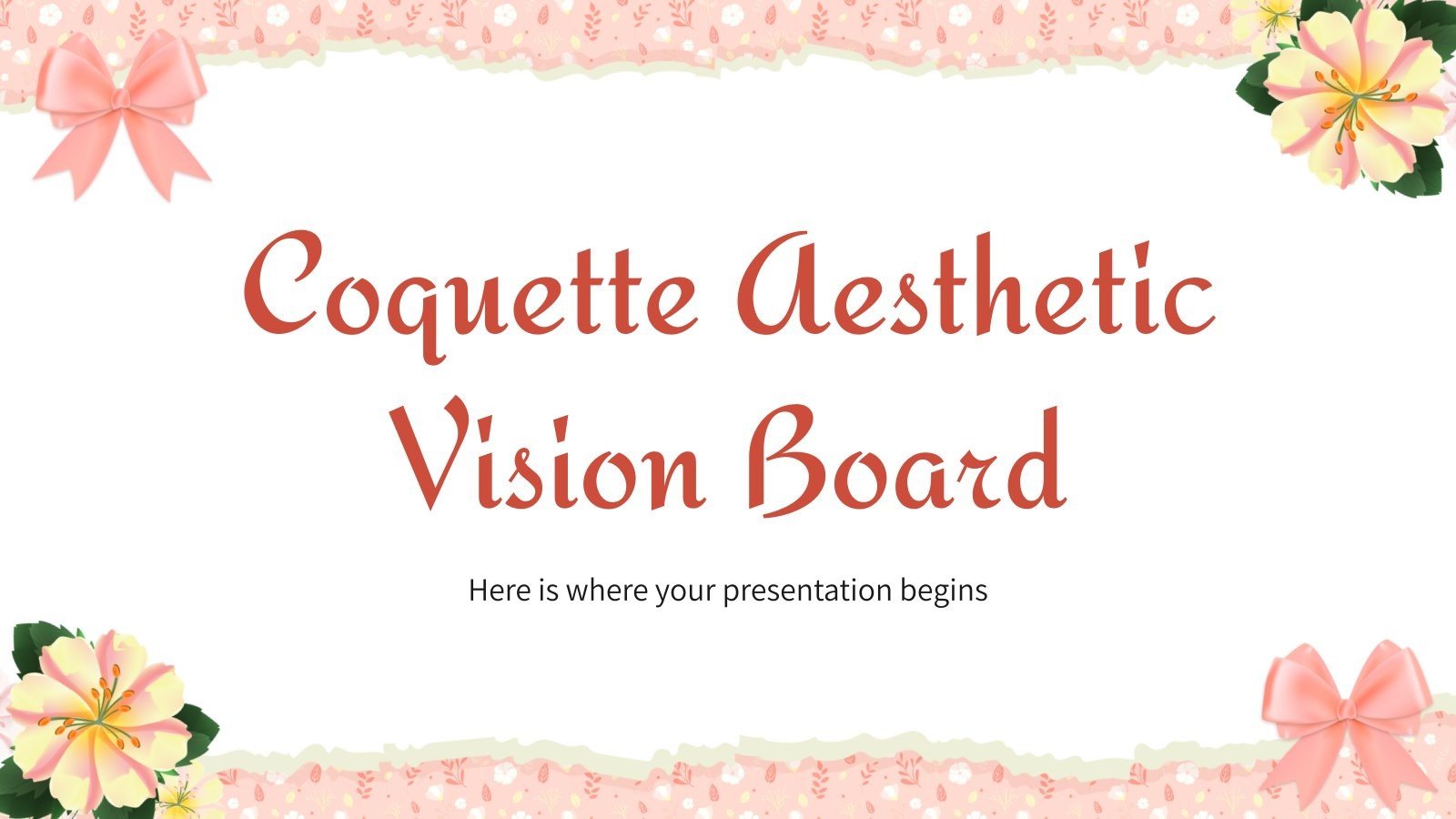Vision board templates for Google Slides & PowerPoint
