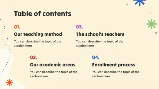 Summer School for Middle School Students Presentation
